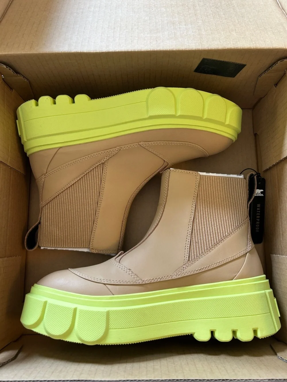 Sorel | Shoes | Nib Sorel Caribou X Waterproof Platform Chelsea Boot ...